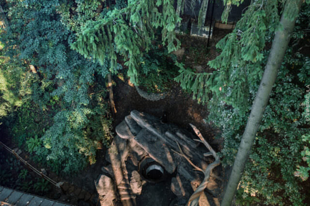 Landscaping with large Waterfall, Grotto, Gazebo