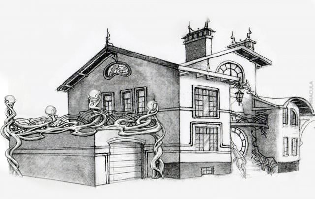 Original decoration of the facade